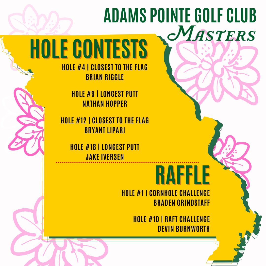 Adams Pointe Golf Club - Tournament Results
