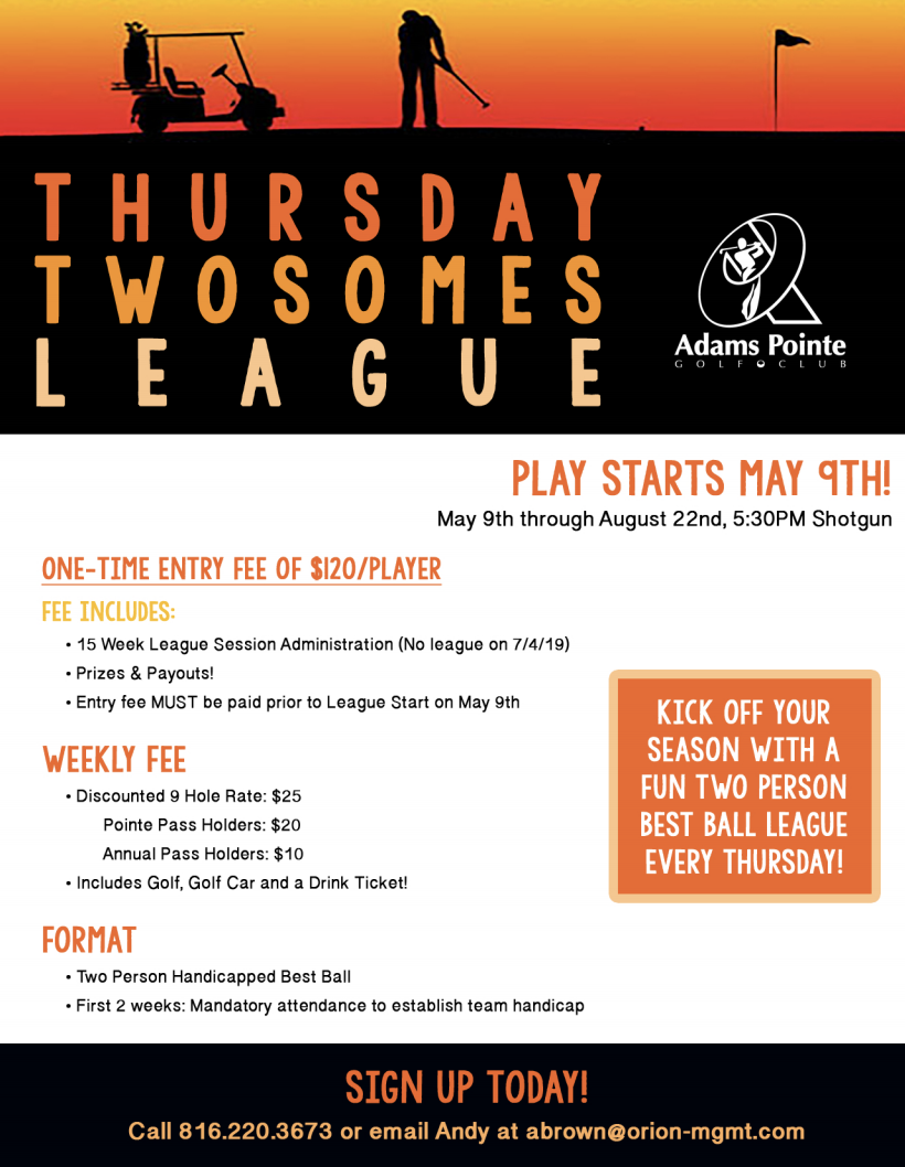 Adams Pointe Golf Course - Home