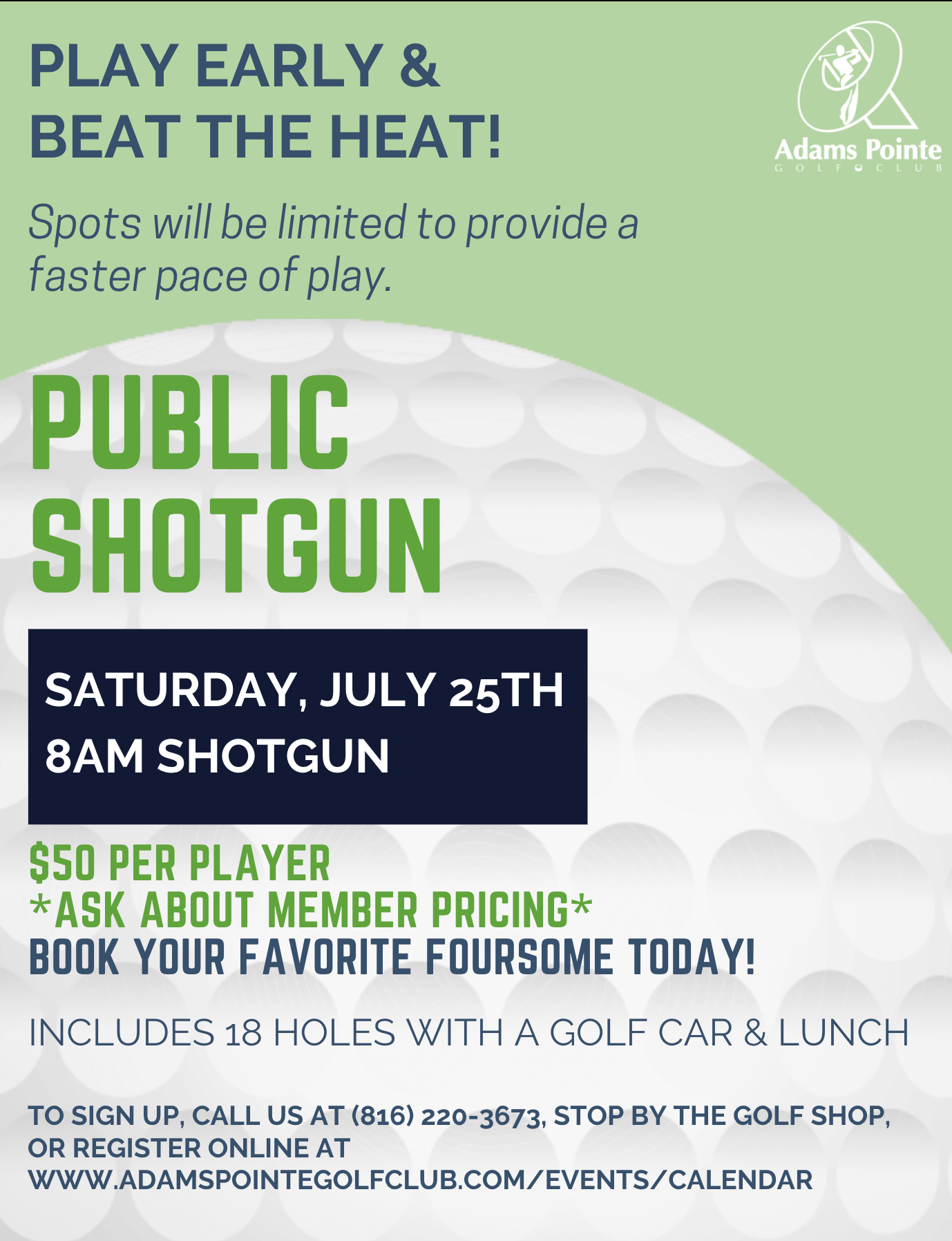 Adams Pointe Golf Club - Home