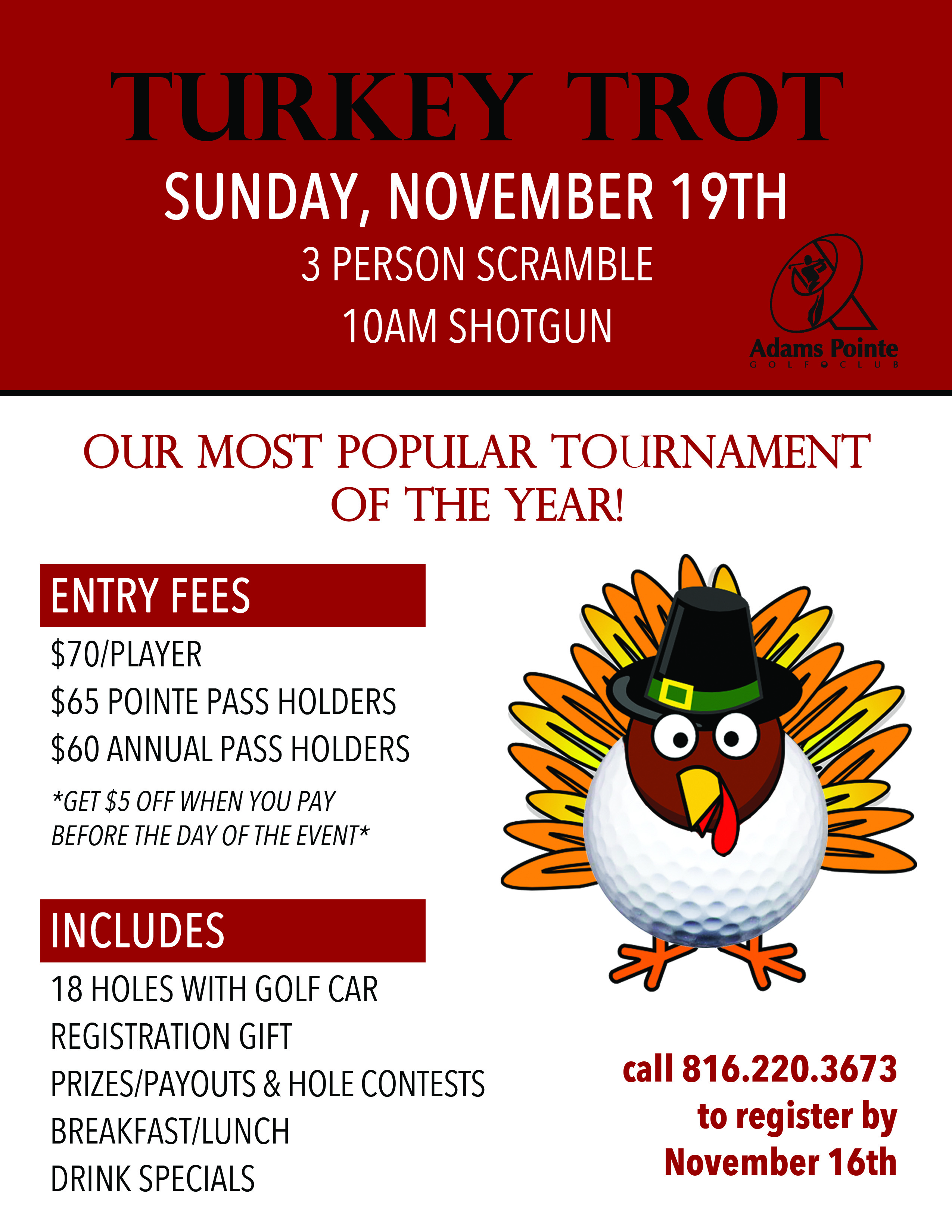 Adams Pointe Golf Course - Home